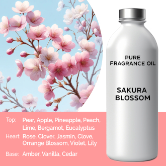 Sakura Blossom Fragrance - AW Aromatics - White Label - Personalised ...